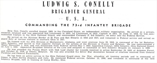 Brigadier General Ludwig S. Connelly M1917A1 Kelly Helmet - M-1; M-1C ...