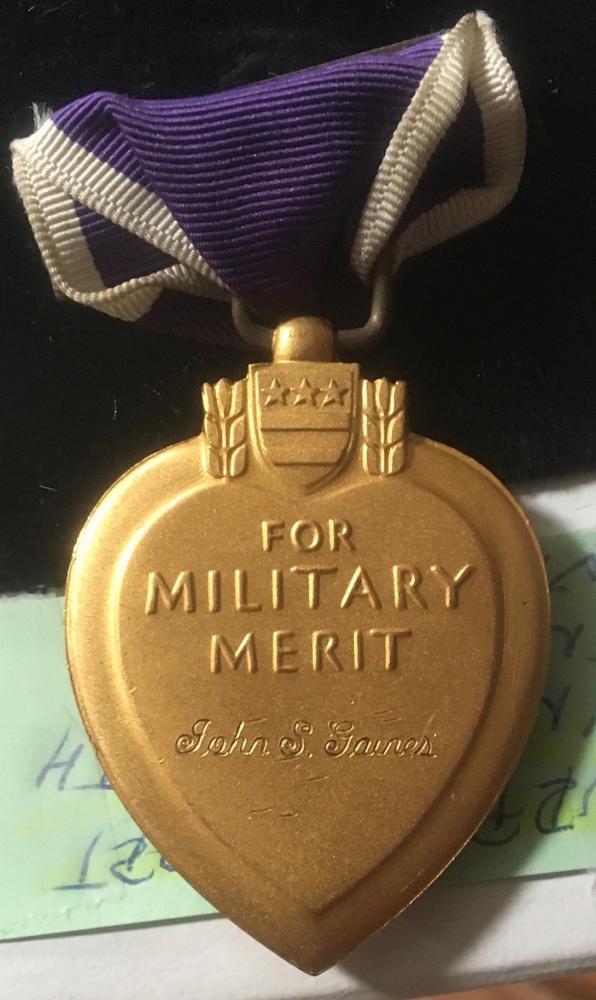 Weird Engraving On A Purple Heart - MEDALS & DECORATIONS - U.S ...