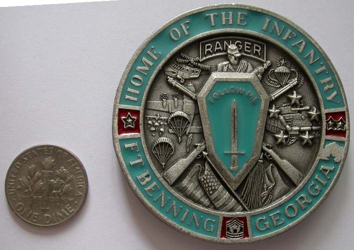CIB 3rs award SGT HILL coin - COMBAT / EXPERT INFANTRY BADGE - U.S ...