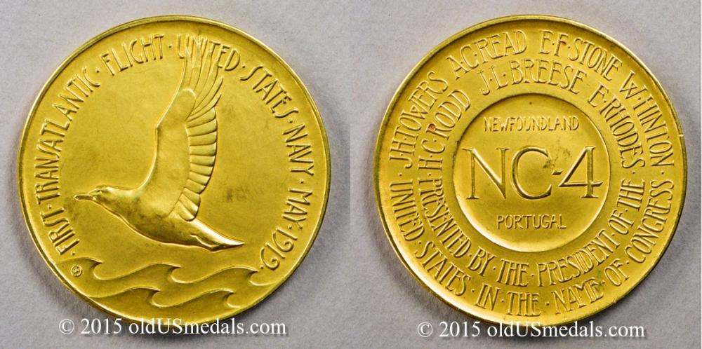 NC 4 medal - Rear Admiral John H. Towers - MEDALS & DECORATIONS - U.S ...