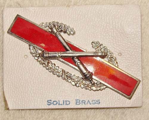 1950s 1960s CIB-CAB Armored-Cavalry Variants - COMBAT / EXPERT INFANTRY ...