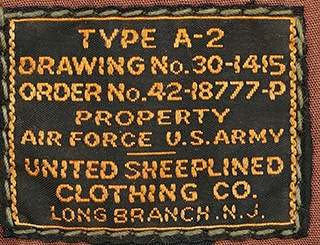 A2 Label - FLIGHT CLOTHING - U.S. Militaria Forum
