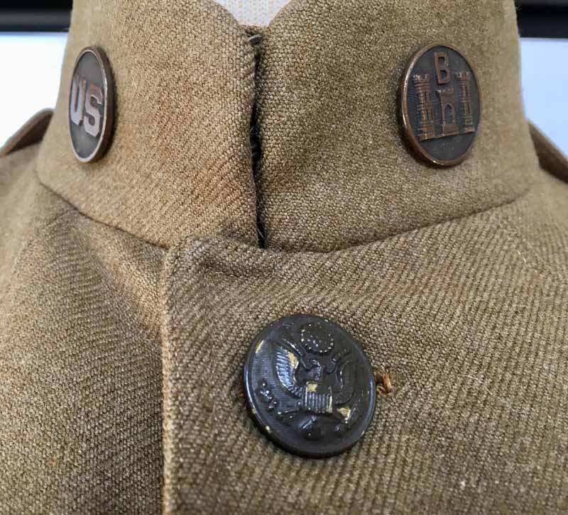 WWI 318th Engineer Regiment Grouping - French Made Uniform - GROUPINGS ...