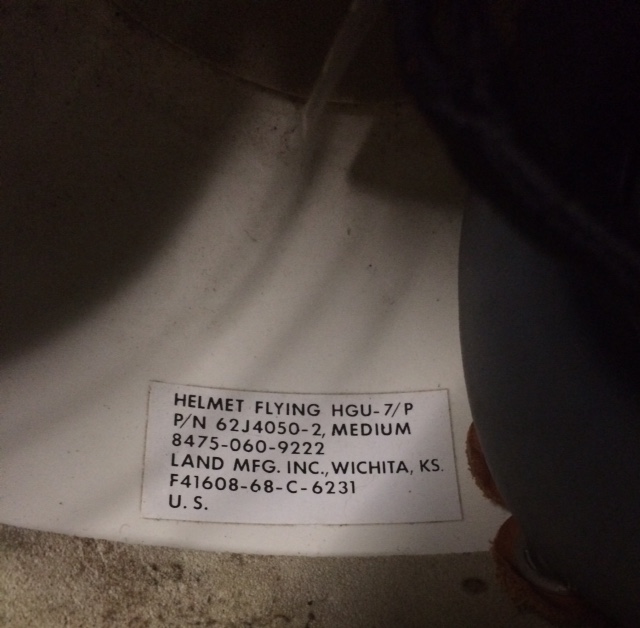 Looking for parts to complete a HGU-7/P helmet - FLYING HELMETS AND ...