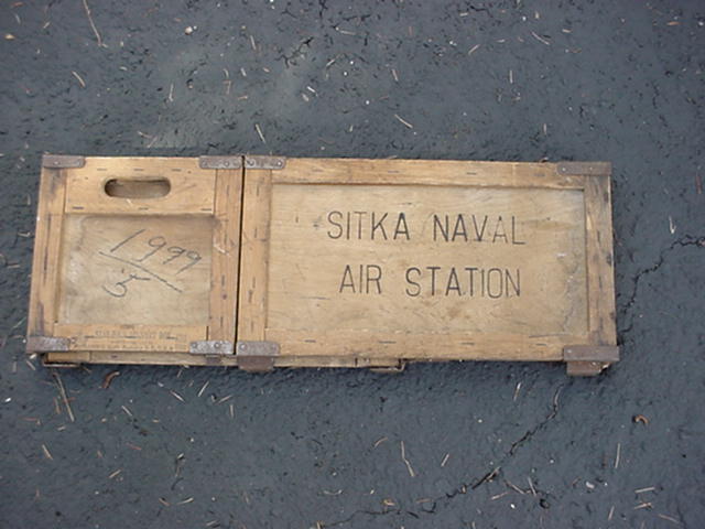 Sitka Naval Air Station folding crate - BASE/BIVOUAC/CAMP/DEPOT ITEMS ...