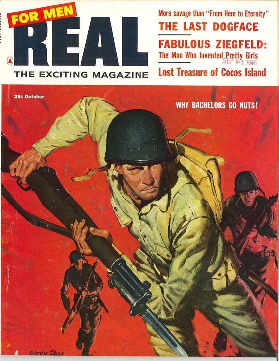 1950'-60's Military Pulp Art from Men's Magazines - HOMEFRONT & THE WAR ...