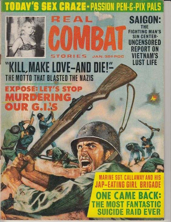 1950'-60's Military Pulp Art from Men's Magazines - HOMEFRONT & THE WAR ...
