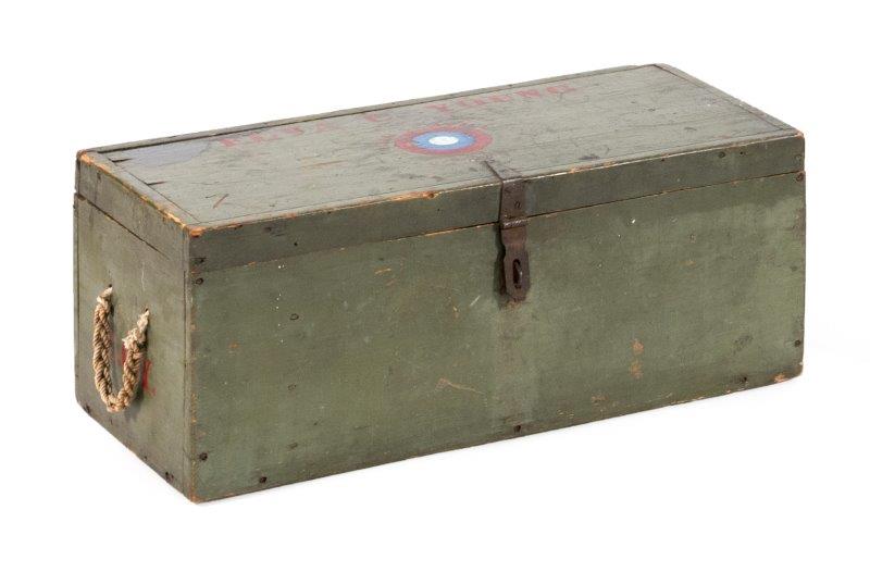 INTERESTING WWI FOOT LOCKER AUCTION - BASE/BIVOUAC/CAMP/DEPOT ITEMS - U ...