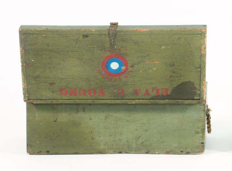 INTERESTING WWI FOOT LOCKER AUCTION - BASE/BIVOUAC/CAMP/DEPOT ITEMS - U ...