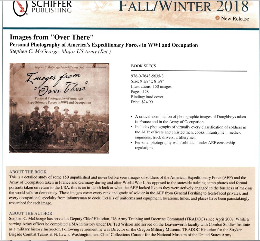 NEW WW1 Book ! Images from Over There: Personal Photography of America ...