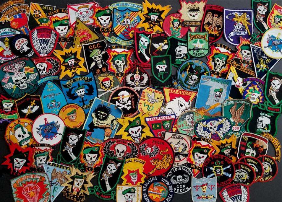 Vietnam War US Special Forces MACV SOG Patch Collection - ARMY AND ...