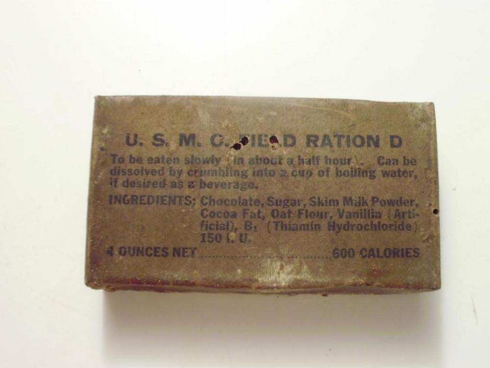 US Marine Corp Field Ration D - FIELD & PERSONAL GEAR SECTION - U.S ...