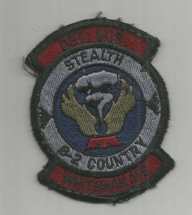 DET 509 Stealth B-2 Country Whiteman AFB patch - AIR FORCE (USAAF IS ...