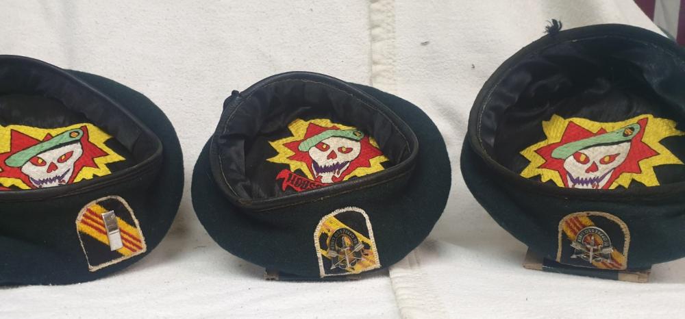 Extremely rare one of a kind Vietnam MACV SOG SF berets with beautiful ...