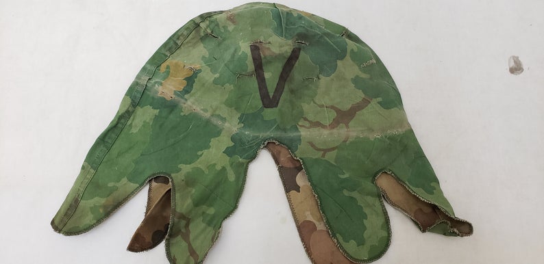 1965 Mitchell Cover with "V" - M-1; M-1C & M-2 HELMETS - U.S. Militaria ...