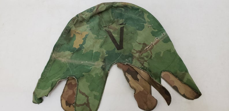 1965 Mitchell Cover with "V" - M-1; M-1C & M-2 HELMETS - U.S. Militaria ...