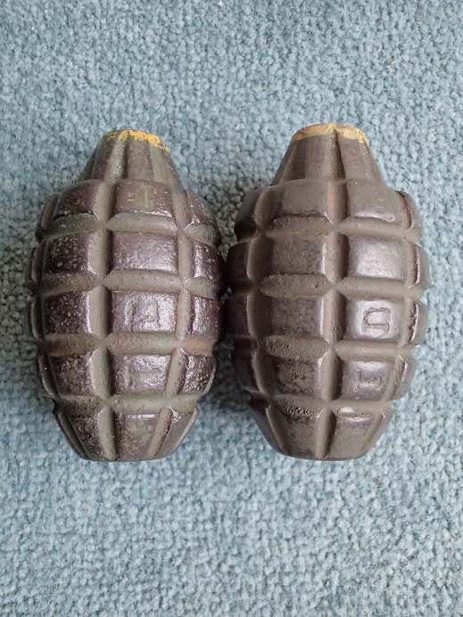 Mk2 Plugged Bottom OD Green Grenade Study - FIREARMS - U.S. Militaria Forum
