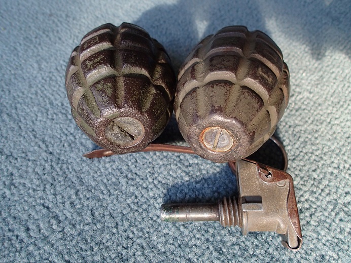 Mk2 Plugged Bottom OD Green Grenade Study - FIREARMS - U.S. Militaria Forum