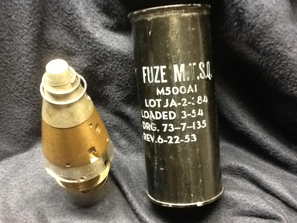 M500 as issued, in the can, fuze w/booster. - FIREARMS - U.S. Militaria ...