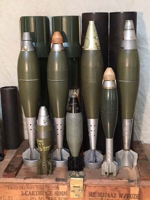 Mortars and misc. collection. WW2-Present. - FIREARMS - U.S. Militaria ...