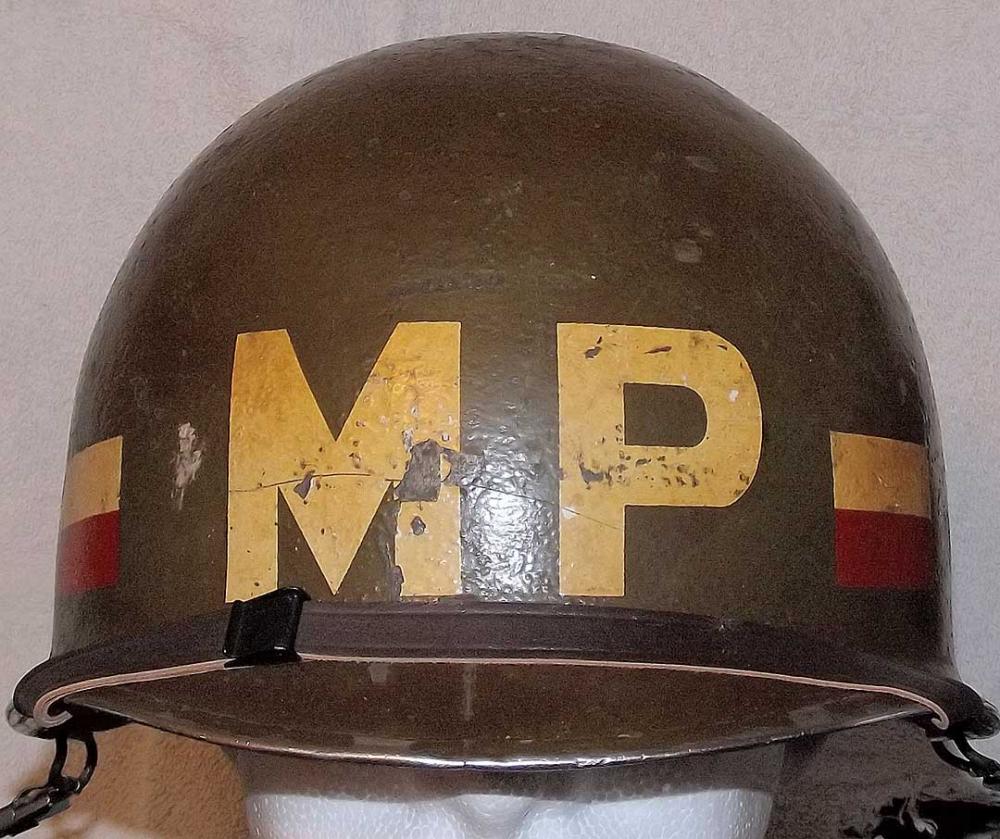 What era would this MP Helmet be from ? - M-1; M-1C & M-2 HELMETS - U.S ...