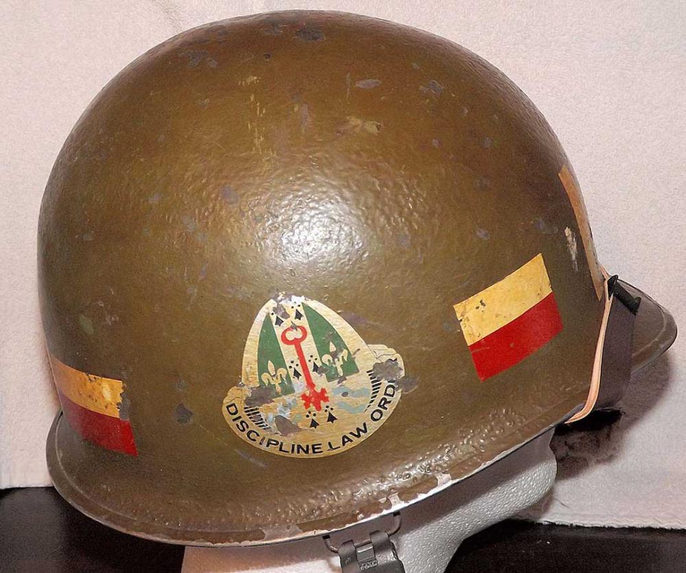 What era would this MP Helmet be from ? - M-1; M-1C & M-2 HELMETS - U.S ...