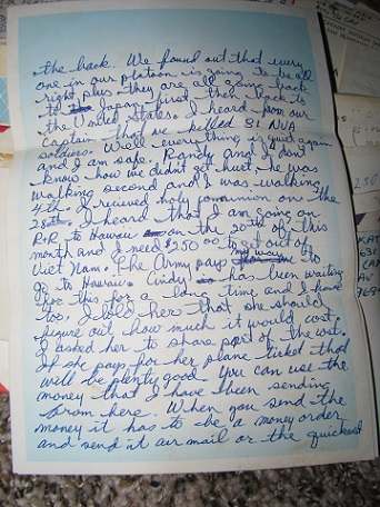 1st Cav Vietnam Letters - EPHEMERA, PHOTOGRAPHS & MILITARY ARTWORK - U ...