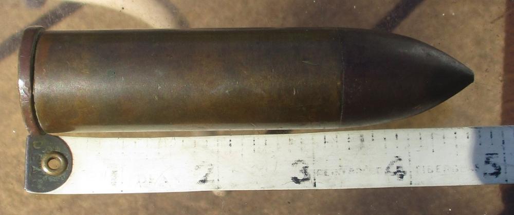 Unknown (to me) small caliber artillery shell - FIREARMS - U.S ...