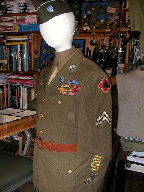 172nd inf. 43rd div. uniform and small grouping - UNIFORMS - U.S ...