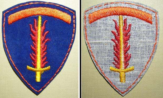 6th Cav Group inked? and Signal SHAEF patch? - ARMY AND USAAF - U.S ...