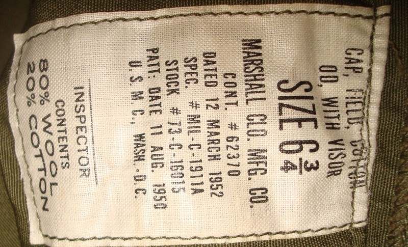 USMC "Patrol" Field Cap?? - UNIFORMS - U.S. Militaria Forum