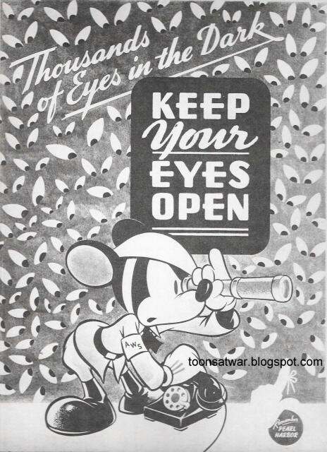 Aircraft Warning Service Posters - part 2 - WALT DISNEY GOES TO WAR - U ...