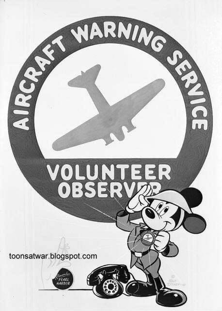 Aircraft Warning Service Posters - part 2 - WALT DISNEY GOES TO WAR - U ...
