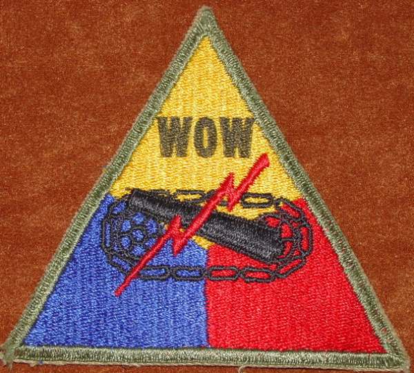 Armor Patch... - ARMY AND USAAF - U.S. Militaria Forum
