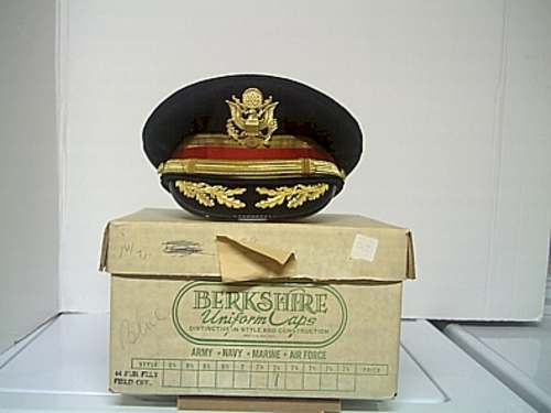 Field Grade Officer's Dress Blue Service Cap - UNIFORMS - U.S ...