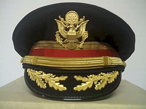 Field Grade Officer's Dress Blue Service Cap - UNIFORMS - U.S ...