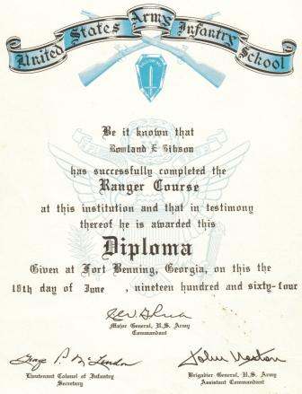 Meet SF Sgt. Rowland E. Gibson - GROUPINGS PAGE - U.S. Militaria Forum