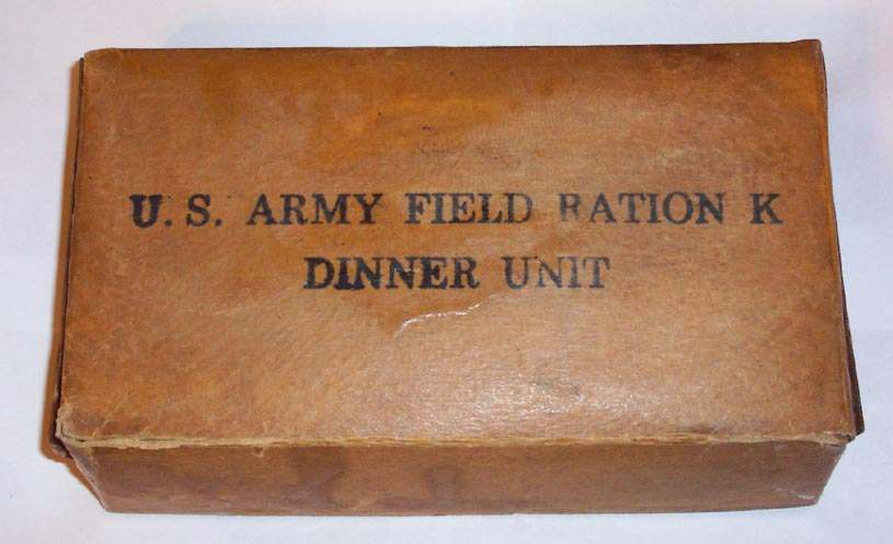WWII K Ration Supper & Dinner Boxes - FIELD & PERSONAL GEAR SECTION - U ...
