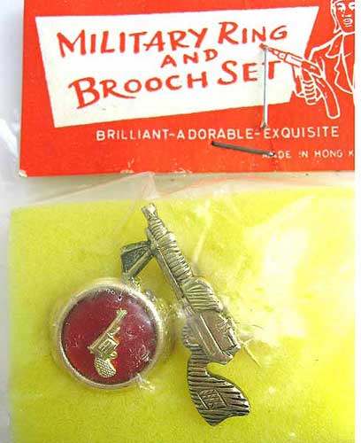 Toy military rings and weapons pins - HOMEFRONT & THE WAR EFFORT - U.S ...