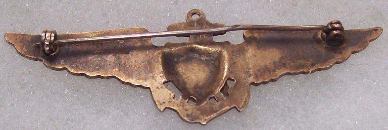 USMC Naval Aviator Wings w/ non-regulation EGA Device - WING BADGES - U ...