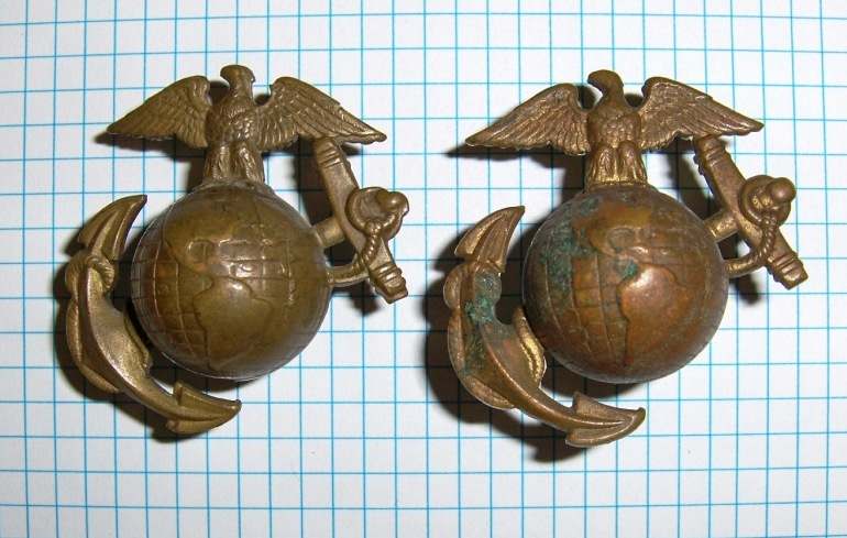 Interesting Bronze EGA - MARINE CORPS EGA DISCUSSION - U.S. Militaria Forum