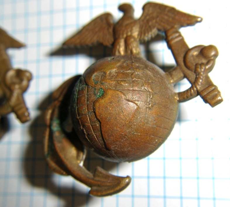 Interesting Bronze EGA - MARINE CORPS EGA DISCUSSION - U.S. Militaria Forum
