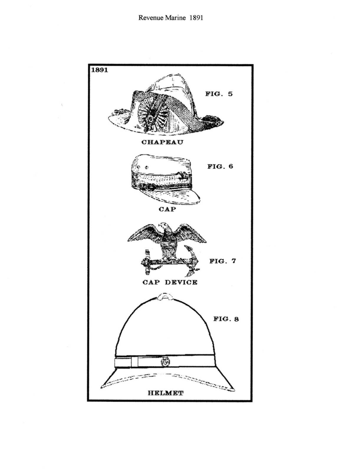 1891 Revenue Marine Uniform Regulations - UNIFORMS - U.S. Militaria Forum