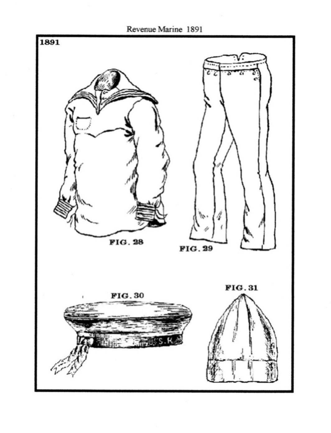 1891 Revenue Marine Uniform Regulations - UNIFORMS - U.S. Militaria Forum