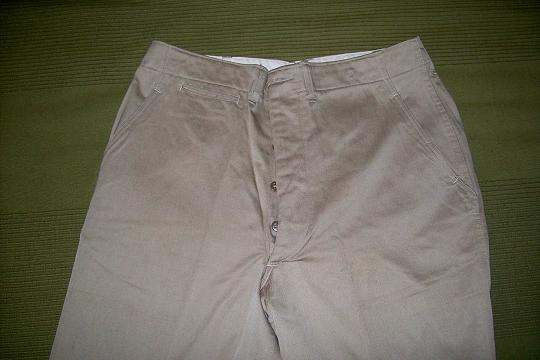 WW2 DEADSTOCK CHINO PANTS 1942 DATED - UNIFORMS - U.S. Militaria Forum