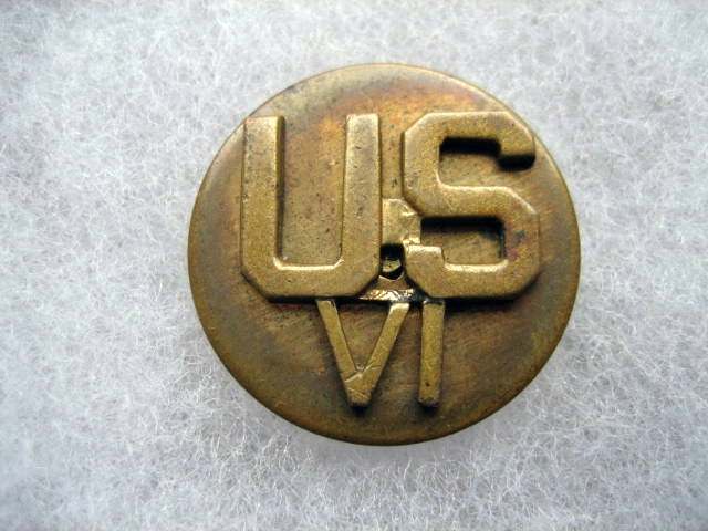 US Collar Disc With Roman Numeral? - BRANCH OF SERVICE COLLAR BRASS - U ...