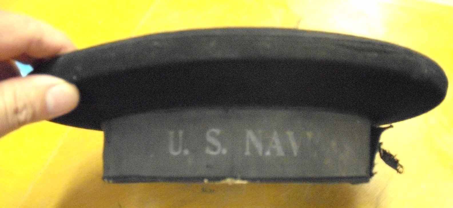 Identification of a Navy flat hat - NAVAL & SEA SERVICE UNIFORMS - U.S ...