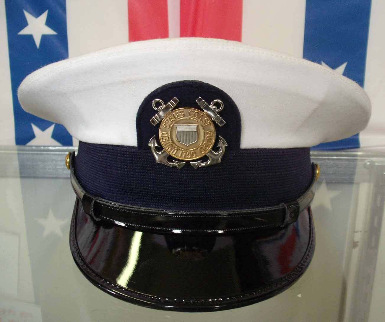 USCG visor hat - NAVAL & SEA SERVICE UNIFORMS - U.S. Militaria Forum