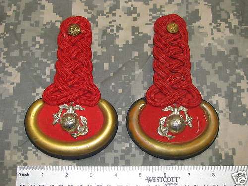 Scarce 1892 USMC enlisted shoulder boards for sale - MARINE CORPS EGA ...