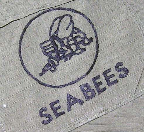 US Navy SEABEES Shirt (Vietnam?) - NAVAL & SEA SERVICE UNIFORMS - U.S ...